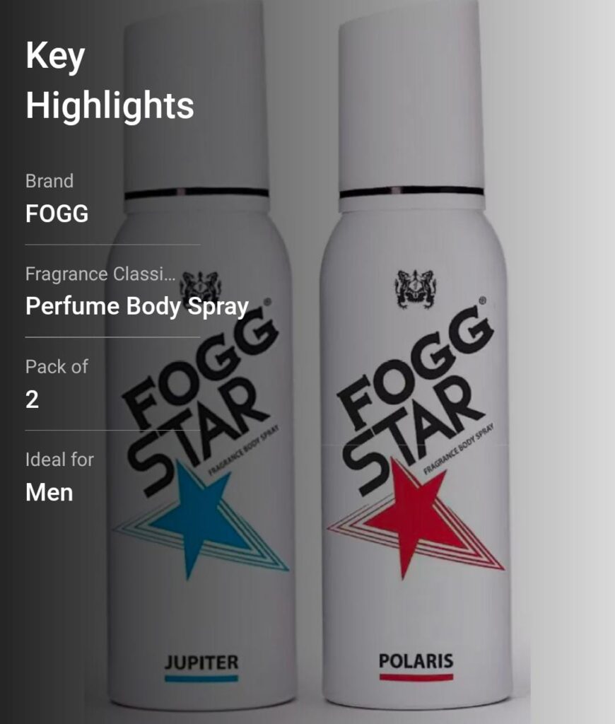FOGG Star Body Spray – Beyond level