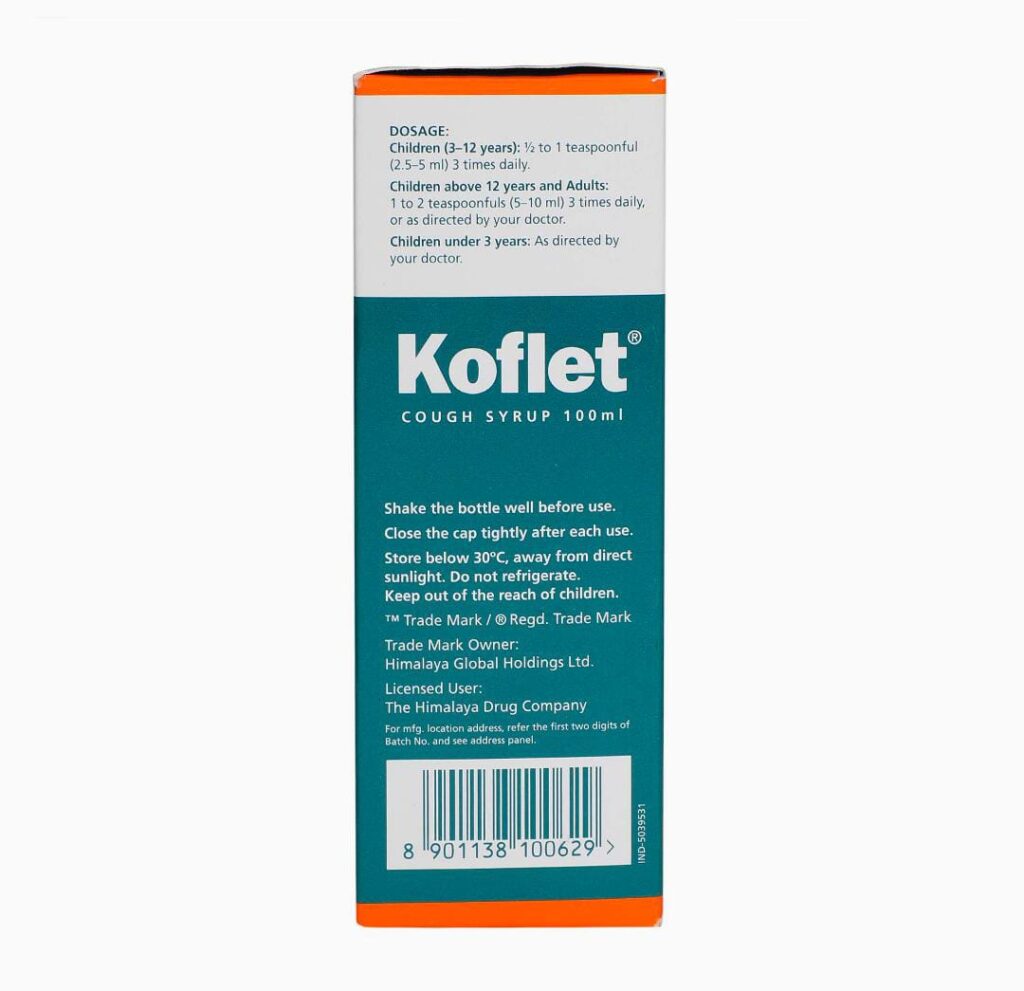 Himalaya Koflet Cough Syrup with Honey – Beyond level