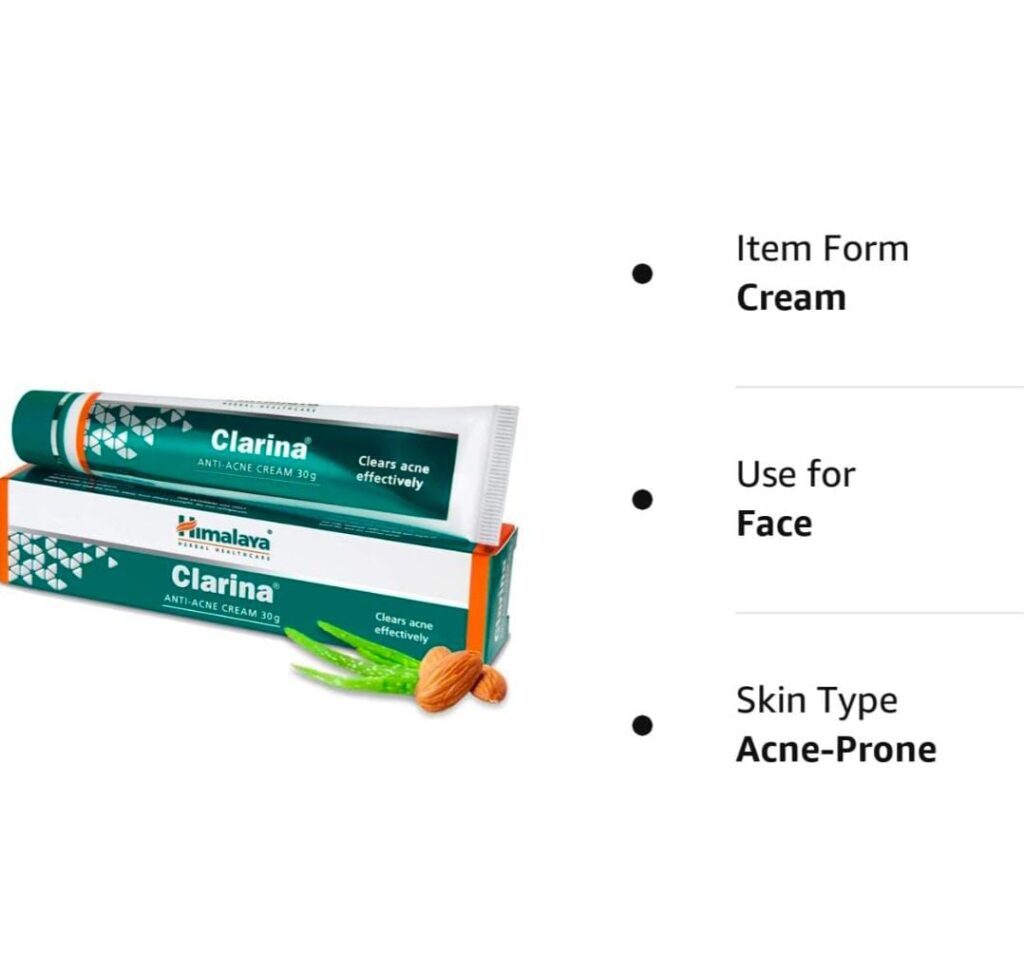 Himalaya Clarina Anti-Acne Cream 30gm – Beyond level